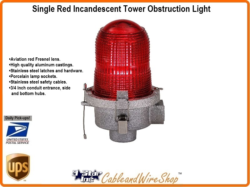 Aviation Red Obstruction Lights | Shelly Lighting
